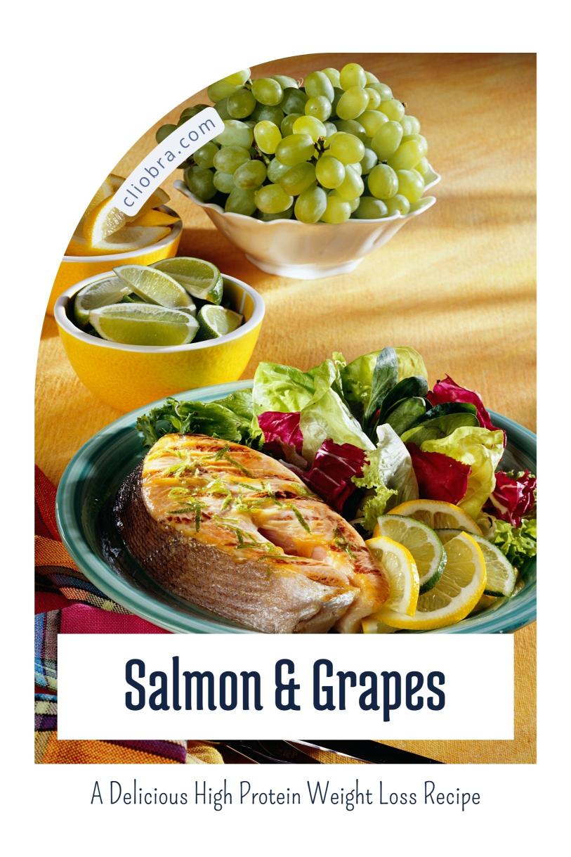 Salmon with Roasted Grapes and Balsamic Reduction – A Delicious Weight ...