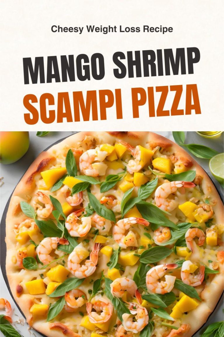 Mango Shrimp Scampi Pizza – Garlic Butter, Parsley, and Cheesy Weight ...