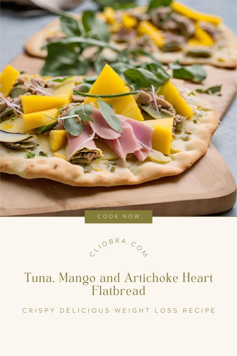 Tuna, Mango and Artichoke Heart Flatbread – Crispy Delicious Weight ...