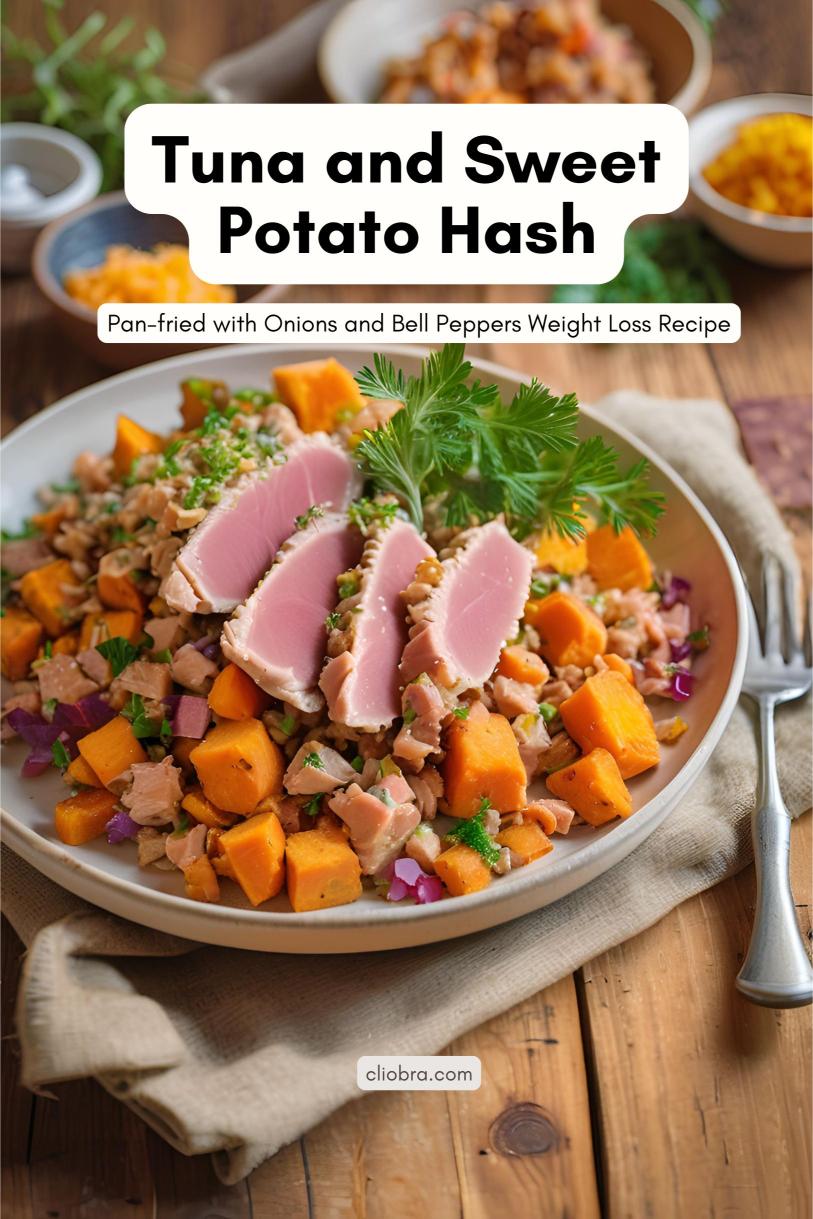 Tuna and Sweet Potato Hash – Pan-fried with Onions and Bell Peppers ...